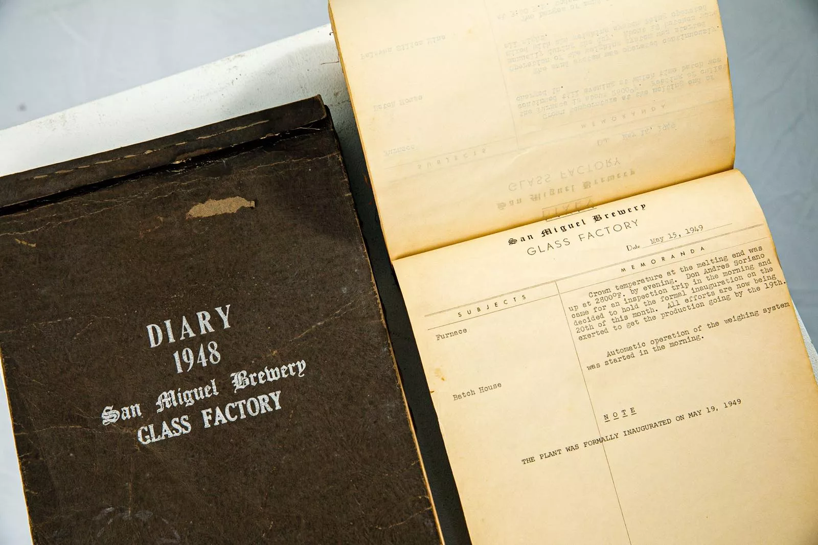 San Miguel Brewery Glass Factory diaries | San Miguel Archive